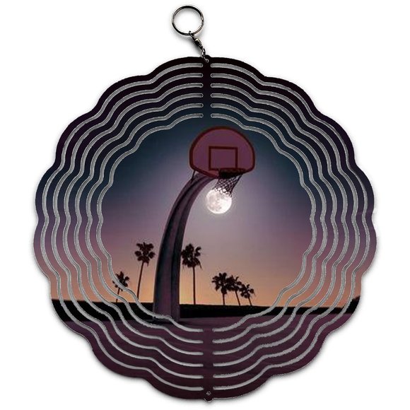 Design | Basketball Court Ring Night Sky Design Wind Spinner | Poshmark